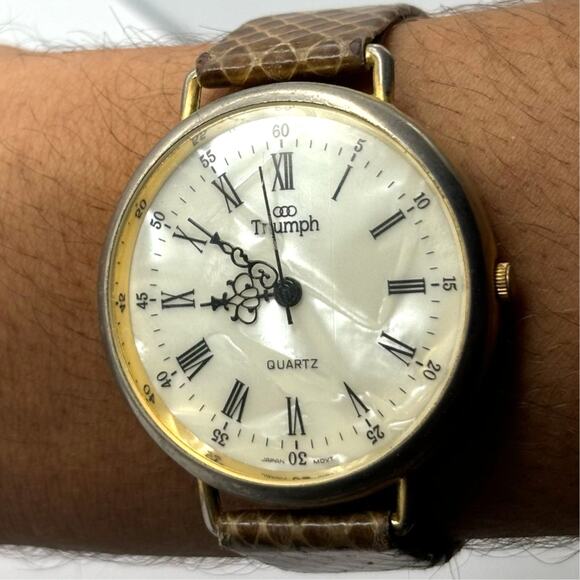 Triumph | Accessories | Vintage Gold Triumph Mens Watch | Poshmark
